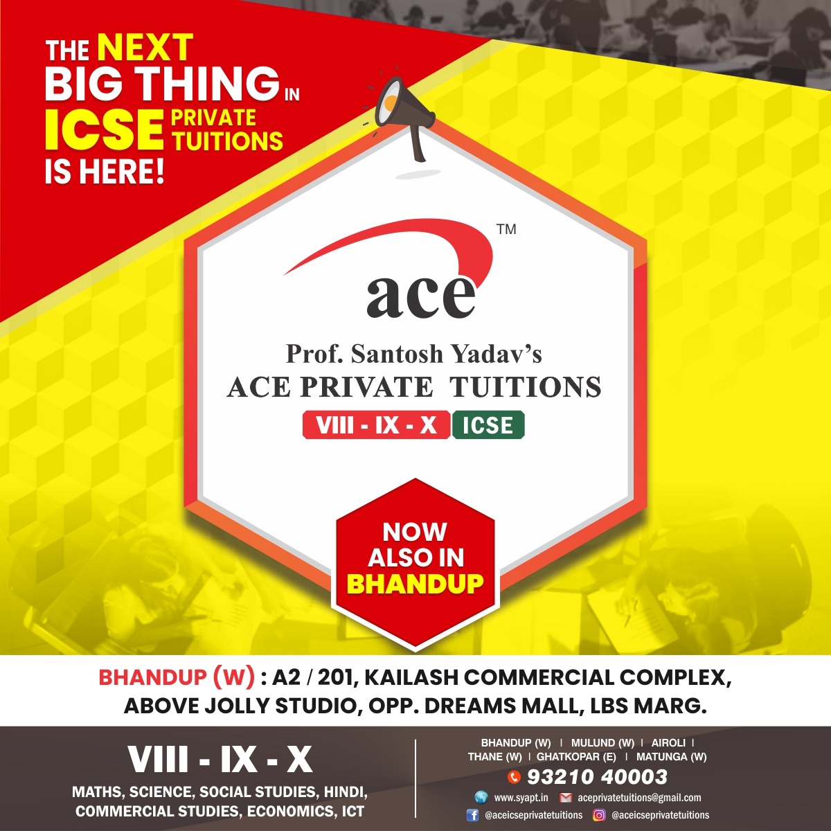 ACE PRIVATE TUITIONS